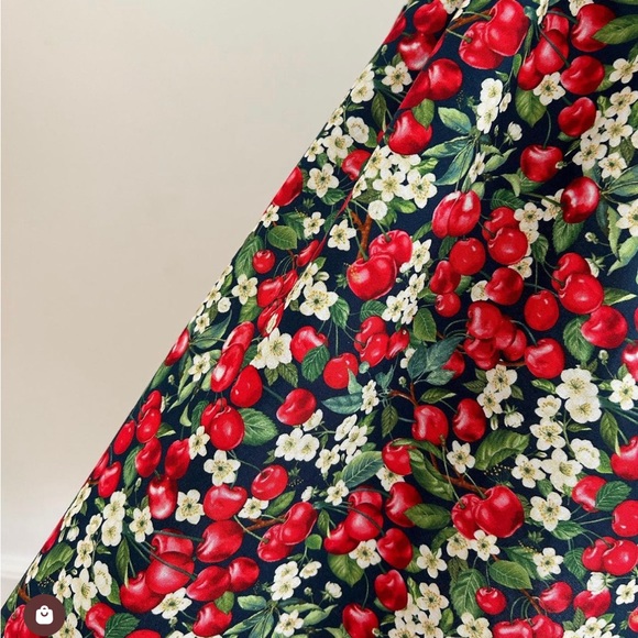 Retrolicious | Dresses | Cherry Good Print Vintage Style Dress By ...
